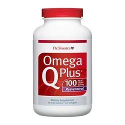 Omega Q Plus 100 with Resveratrol (60 Softgels) - Dr. Sinatra